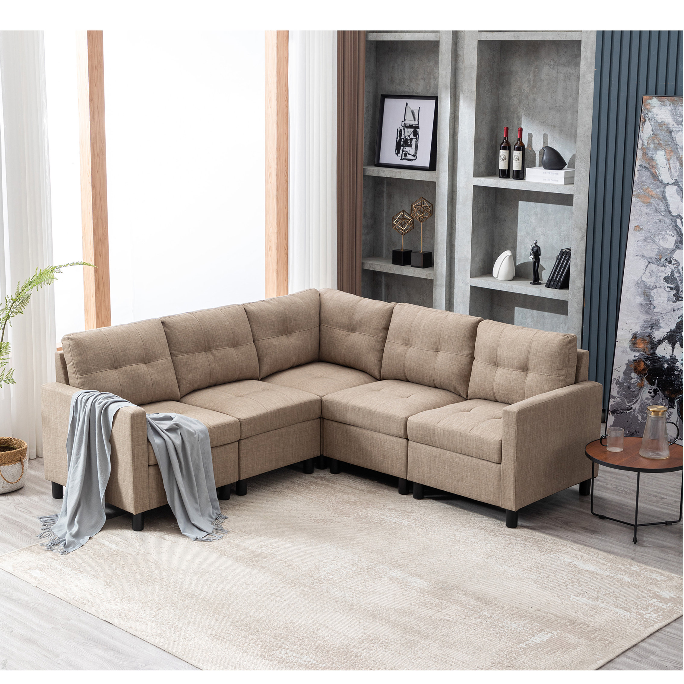 Laguardia symmetrical modular sectional store